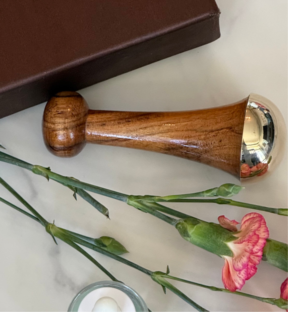 Authentic Ayurvedic Facial Massage Tool - Pure Kansa Wand – blissveda